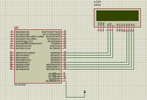 Pic Failed To Display On Lcd When Interfacing With Pic18f4520 Using