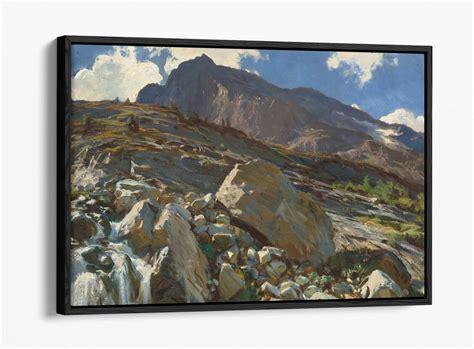 John Singer Sargent Simplon Pass 1911 Floater Effect Framed Canvas