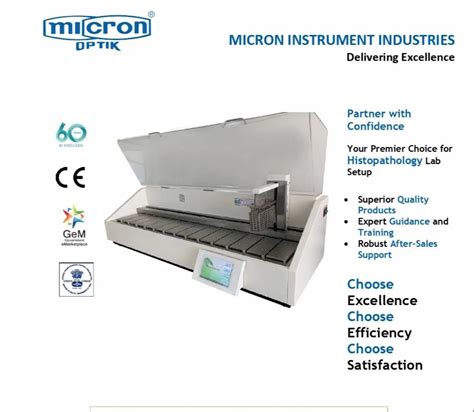 Linear Tissue Processor Make Micron Optic At ₹ 500000 Piece Histopathology Lab Equipments In