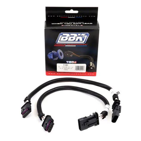 Bbk Mustang O2 Sensor Wire Harness Extension Kit Front Pair 1121 18