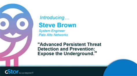 Advanced Persistent Threat Detection Prevention Cstor