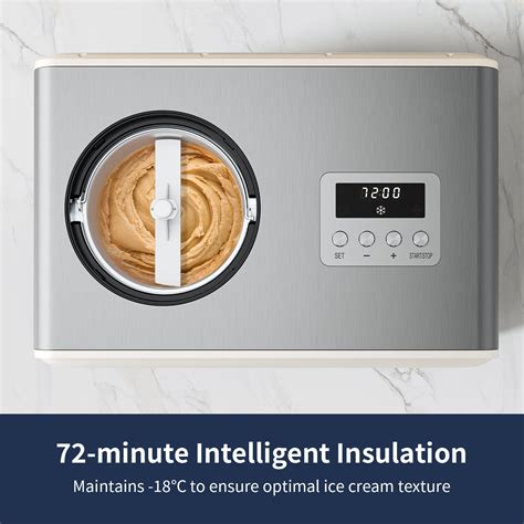 2 1 Qt Ice Cream Maker With Compressor I82 Airmsen Home Appliances