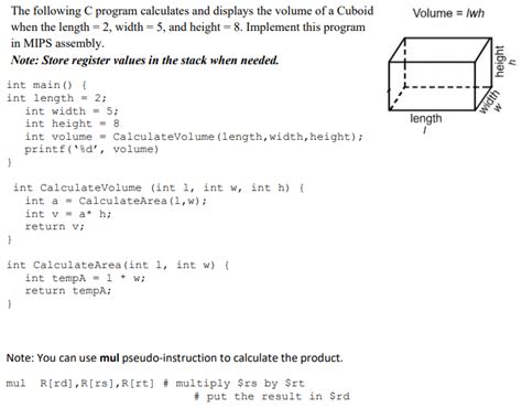 Solved The Following C Program Calculates And Displays The