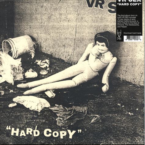 VR SEX HARD COPY LP Dais Records DAISLP Vinyl