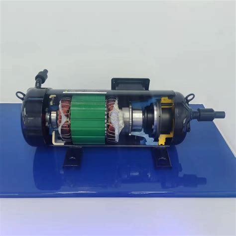 45cc 5 1kw Hermetic Horizontal Scroll Compressor For Rail Transit