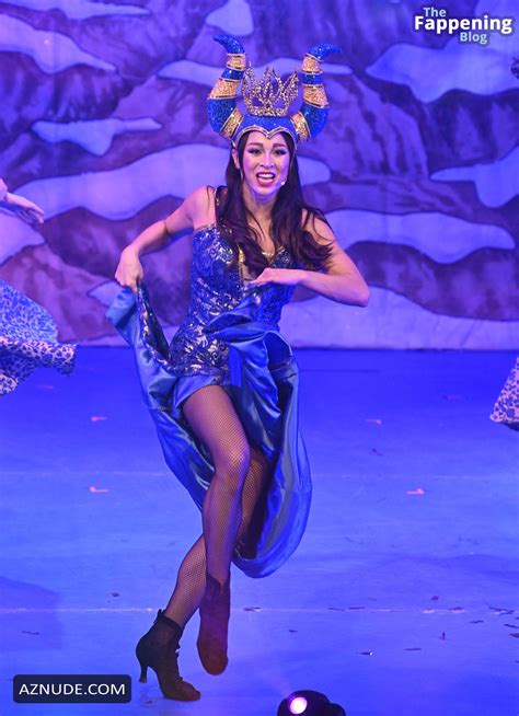 Katya Jones Sexy Showing Off Her Hot Legs In A Pantomime Performance In