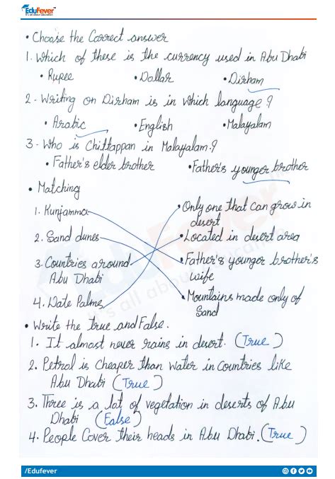Cbse Class 4 Evs Home And Abroad Worksheet With Solutions