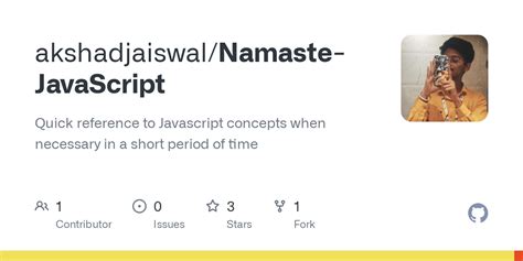 Github Akshadjaiswal Namaste Javascript Quick Reference To Javascript Concepts When Necessary