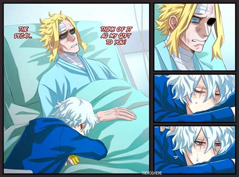 Shigaraki Tomura And Yagi Toshinori Boku No Hero Academia Drawn By Trevo Trevoshere Danbooru
