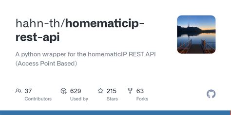 github hahn th homematicip rest api a python wrapper for the