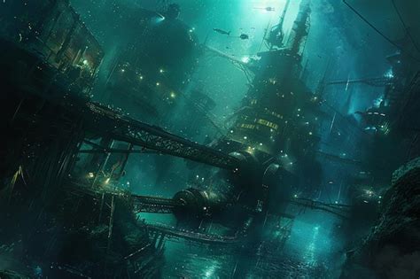 Describe The Underwater Citys Deep Sea Exploration Generative Ai