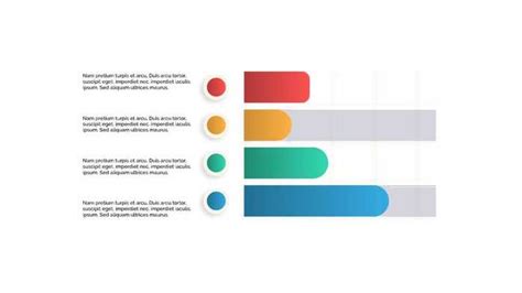 Number Of Different Colored Bar Charts Powerpoint Template Free