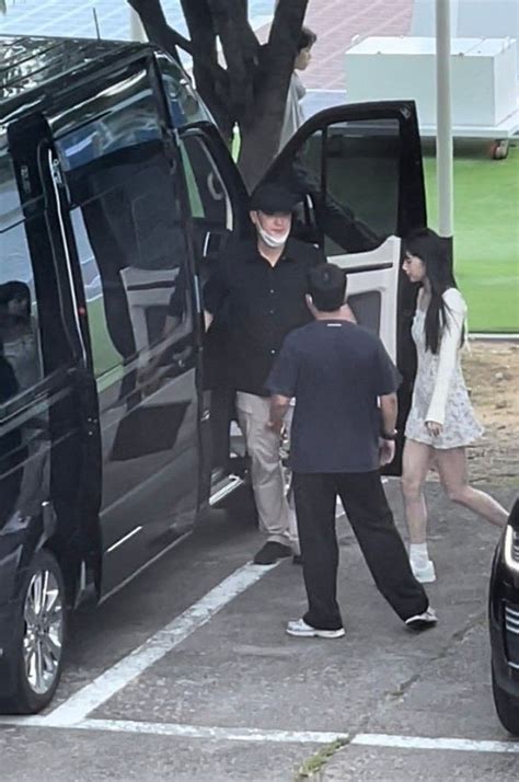 The Man Is Getting Out Of The Van