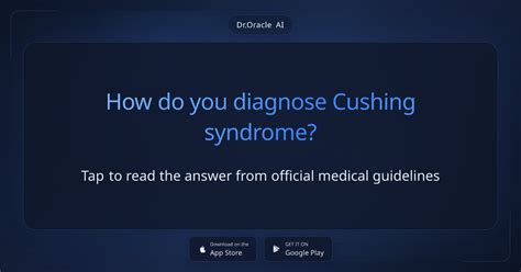 How Do You Diagnose Cushing Syndrome