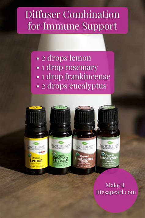 Diffuser Combination For Immune Support Plant Therapy Essential Oils