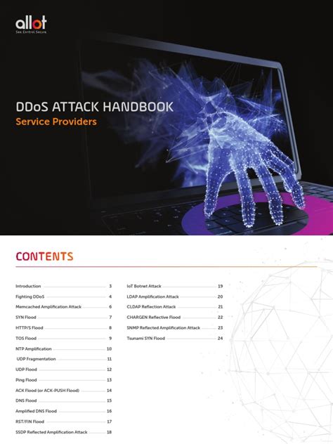 Ddos Attack Handbook Pdf Denial Of Service Attack Transmission