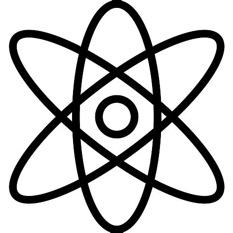 Nuclear Education Science Atomic Electron Physics Atom Icon