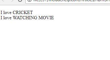 JavaScript Program To Split The Keywords In The String