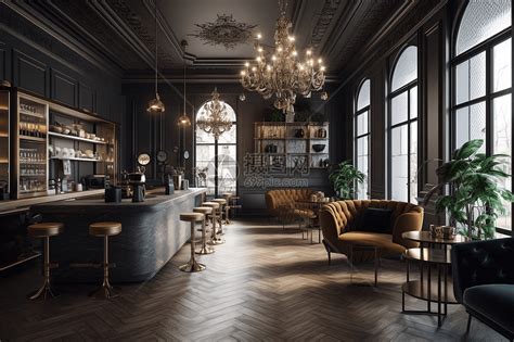 豪华高档咖啡店内部场景高清图片下载 正版图片600051006 摄图网