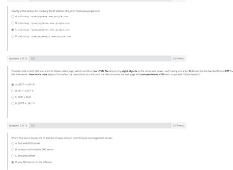 Specify A DNS Lookup For Resolving The IP Address Of Chegg