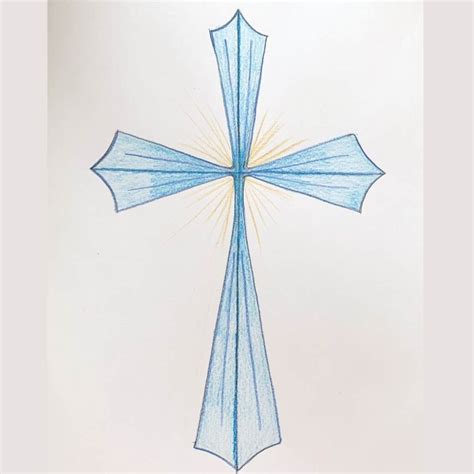 How To Draw A Cross With A T Basicdraw Com