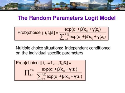 Ppt 12 Random Parameters Logit Models Powerpoint Presentation Free Download Id1840591