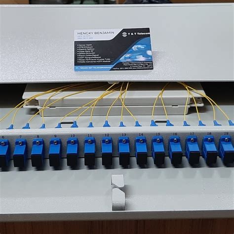 Jual Paz Odf Otb Rack 16 Core Lcupc Full Set Singlemode Fiber Optik