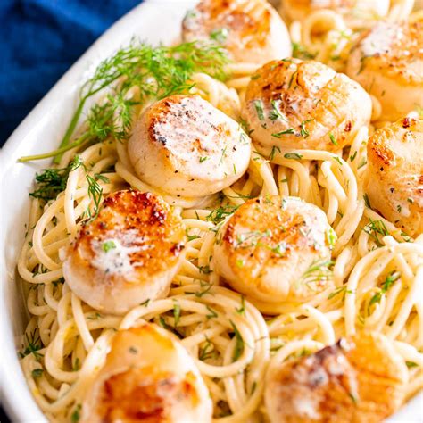 Creamy Scallop Pasta Sprinkles And Sprouts