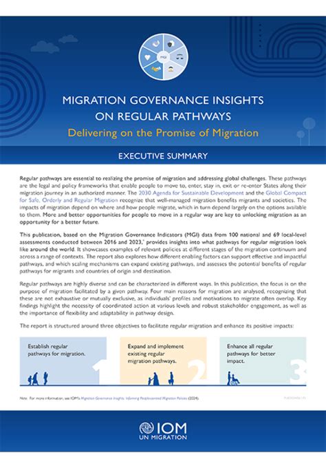Migration Governance Insights On Regular Pathways Delivering On The