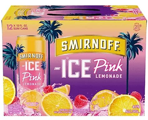 Smirnoff Ice Pink Lemonade 12pk 12oz Can Legacy Wine And Spirits