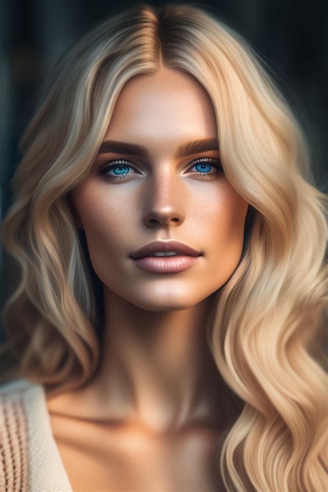 Lexica A Portrait Of A Beautiful Blonde Woman Fine Art Photography