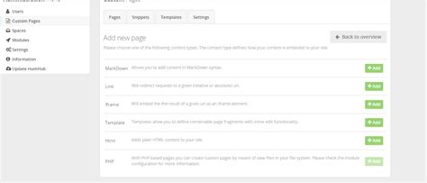 Disabled Button To Add Php Pages · Issue 76 · Humhubcustom Pages · Github