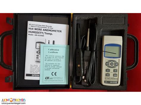 Hot Wire Anemometer Telescopic Anemometer Datalogger