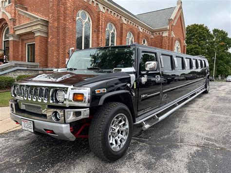 Black Hummer H2 Limo