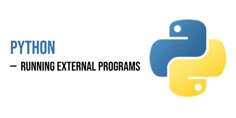 Python Running External Programs