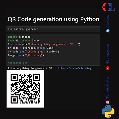 Python Coding Qr Code Using Python Qr Code Using Python Facebook