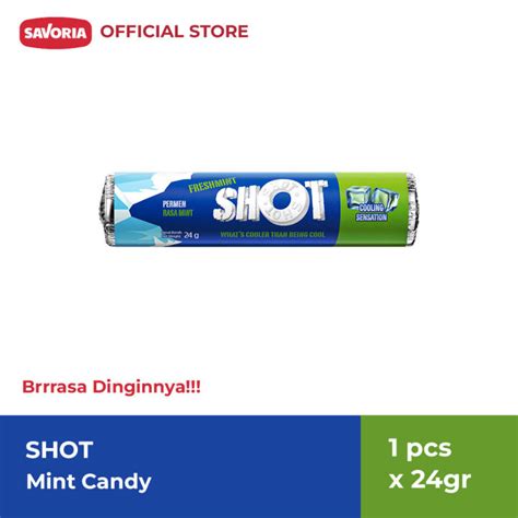 Shot Mint Candy Roll Permen Mint Bolong 24g Lazada Indonesia