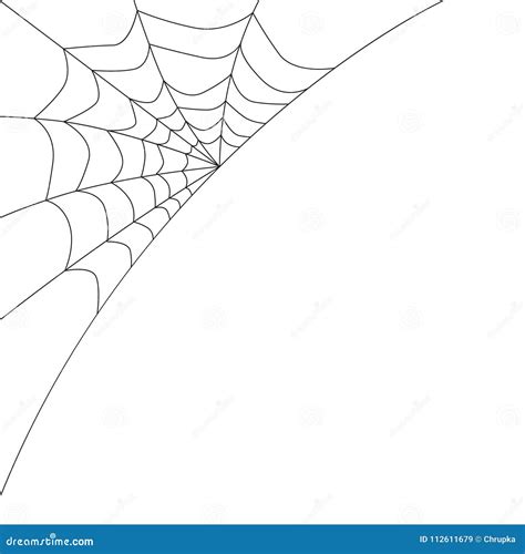 Cobweb Pattern Stock Vector Illustration Of Pattern 112611679