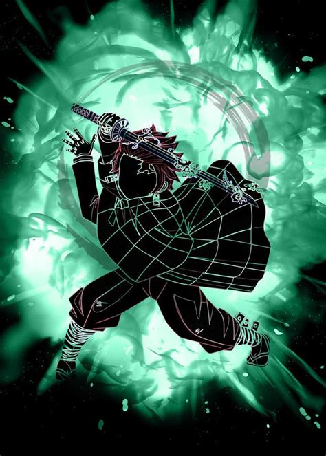 Tanjiro Kamado Shadow By Faissal Thomas Fine Art America Fan Drawing