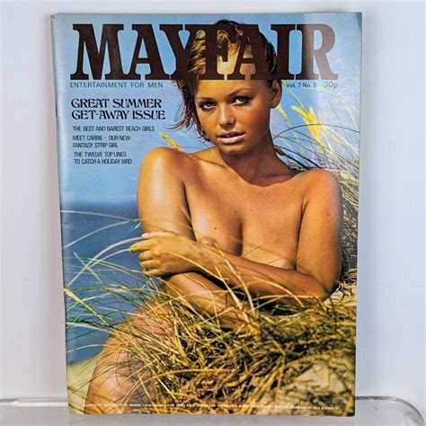 Vintage 70s Mayfair Magazine Vol 7 No 8 Very Good Condition 1970s