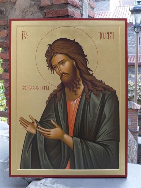 წმ იოანე ნათლისმცემელი Orthodox Icons John The Baptist Christian Artwork
