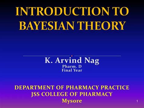 Ppt Optimizing Drug Dosage Introduction To Bayesian Theory For Personalized Medication