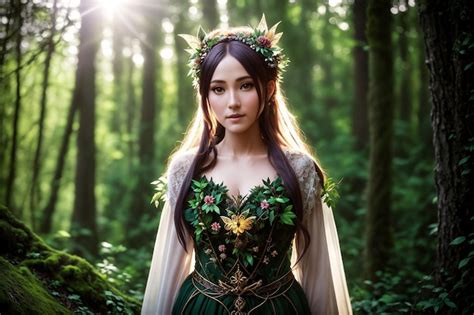 Premium Ai Image Beautiful Inhabitant Of The Forest Mythical