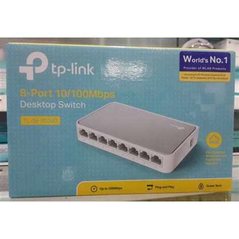 Jual Tp Link Tl Sf1008d 8 Port Desktop Switch Hub 10 100mbps Tp Link Shopee Indonesia