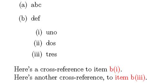 Hyperref Hyperlinks In Nested List TeX LaTeX Stack Exchange