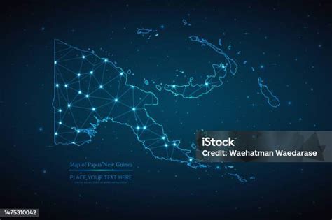 파푸아 뉴기니 기하학적 메쉬 다각형 네트워크 라인의 추상지도 0명에 대한 스톡 벡터 아트 및 기타 이미지 0명 3차원 형태