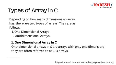 PPT C Programming Arrays Tips And Tricks For Effective Usage Basics