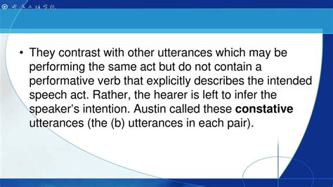 Lecture 6 Speech Acts I Ppt Download