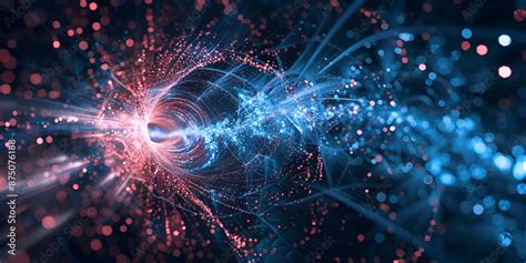 Conceptual Visualization Of Quantum Computing Showing The Complexities And Potential Of