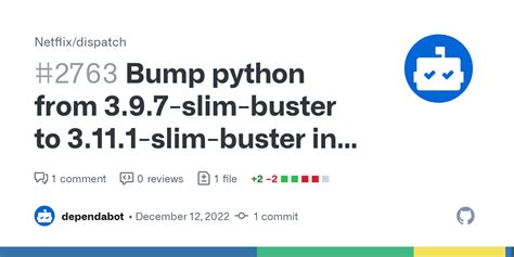 Bump Python From Slim Buster To Slim Buster In Docker By